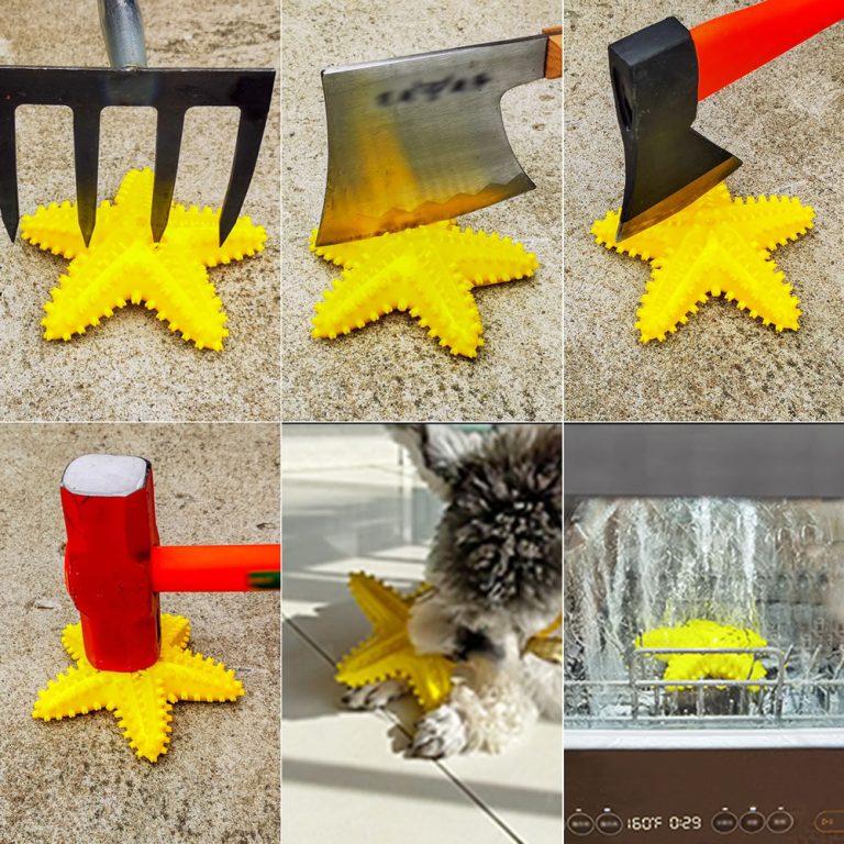 Starfish Shape Chew Toy 2 Pack - Classic Pet Toys